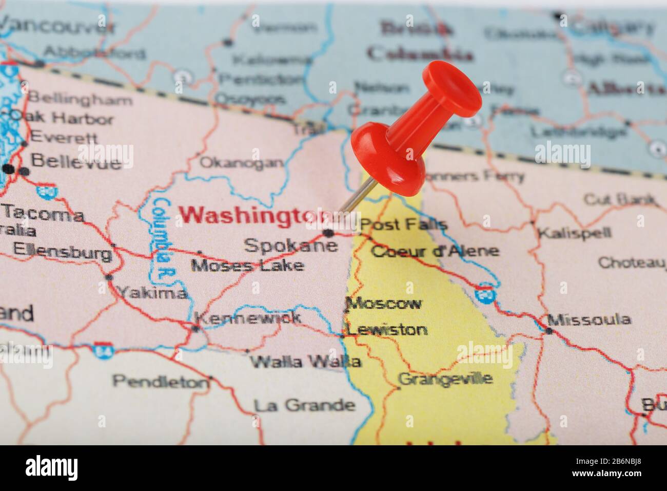 Cheyenne wyoming on a map hi-res stock photography and images - Alamy
