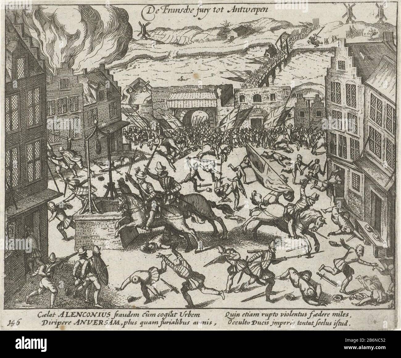 The french furie in antwerp hi-res stock photography and images - Alamy