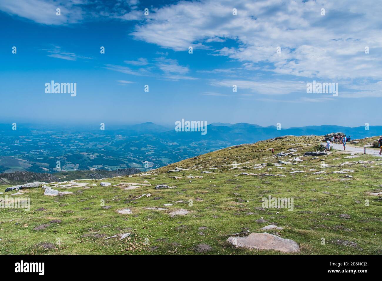 The Rhune mountain in the Pyrenees-Atlantique in France Stock Photo - Alamy