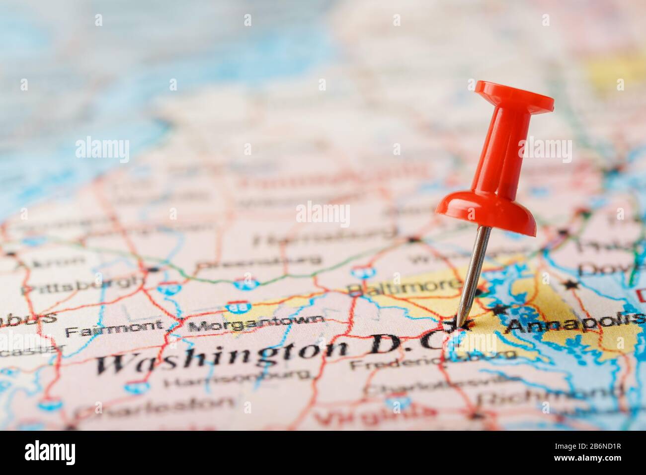 Washington dc usa location map High Resolution Stock Photography and ...