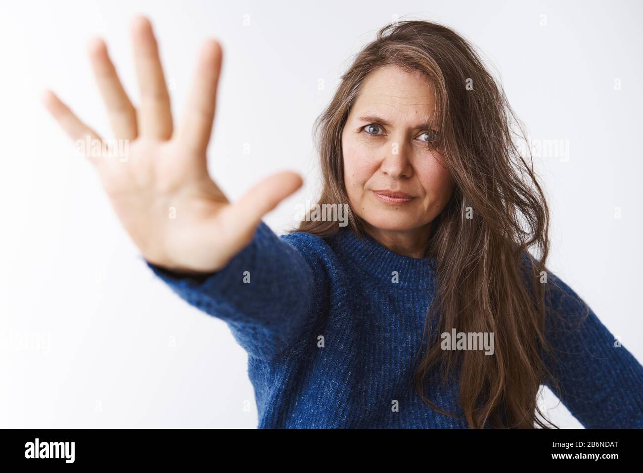 Strict mature woman hi-res stock photography and images - Alamy