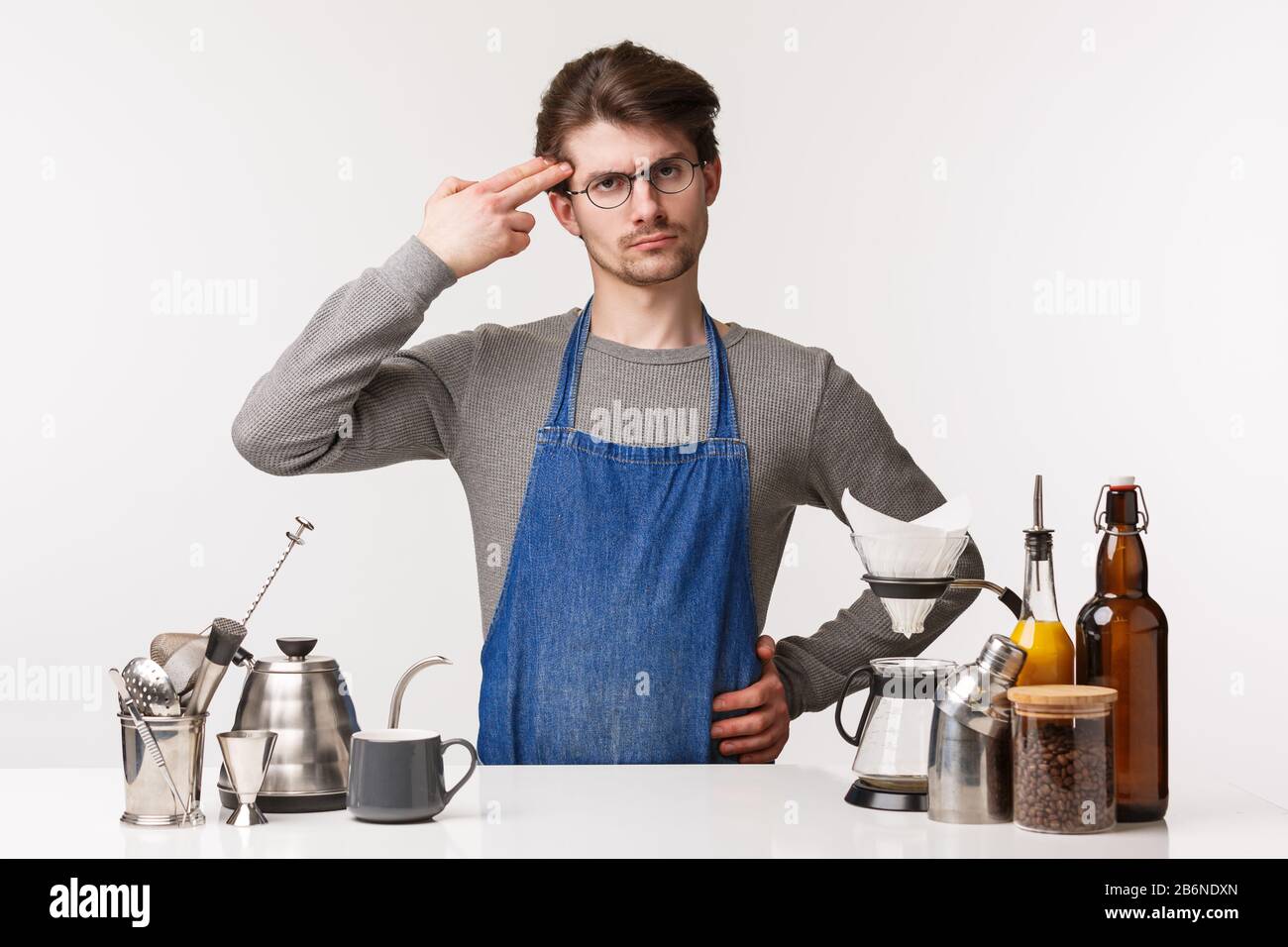 Restaurant bad waiter hi-res stock photography and images - Alamy