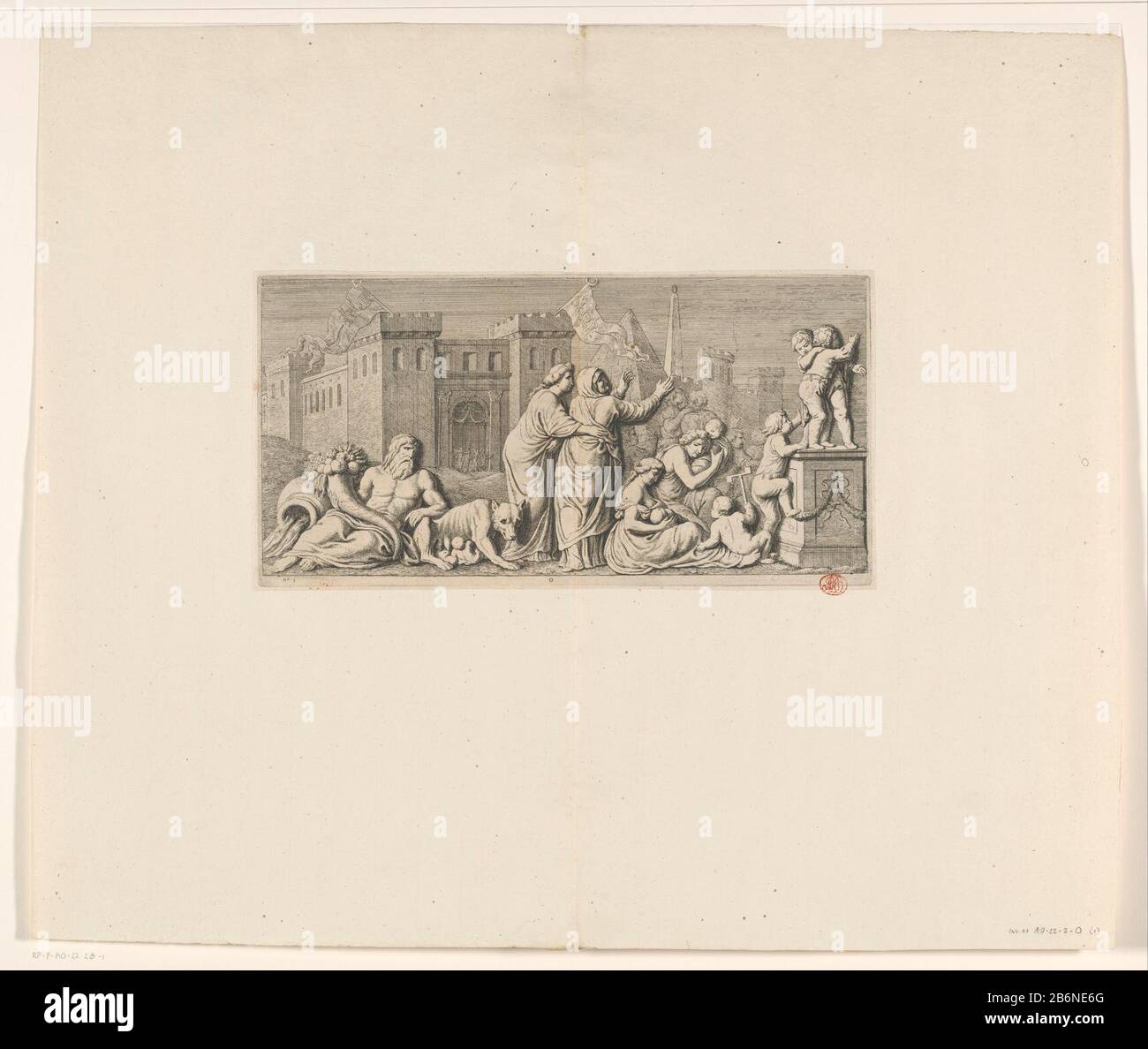 Fries met triomftocht van Quintus Fabius Maximus op schouw in ...