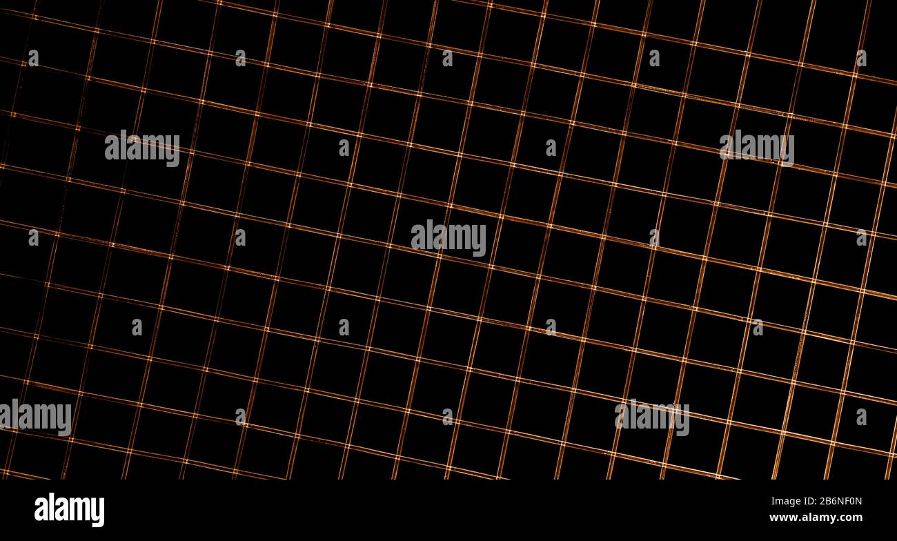 Yellow Tennis racket strings on black background Stock Photo - Alamy