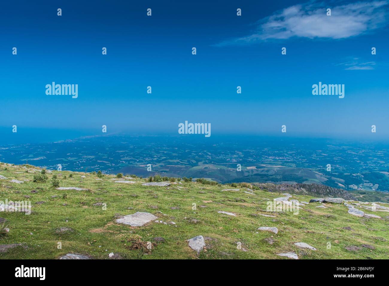 The Rhune mountain in the Pyrenees-Atlantique in France Stock Photo - Alamy
