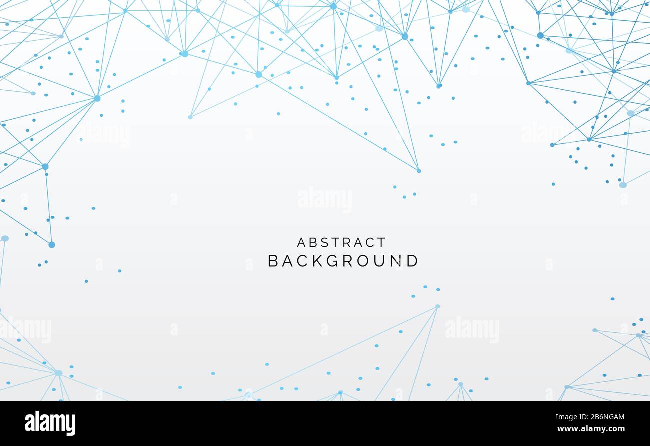 Modern Abstract Network Science Connection Technology Internet And Graphic Design On Hi Tech