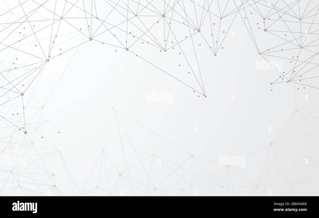 Modern Abstract Network Science Connection Technology Internet And Graphic Design On Hi Tech