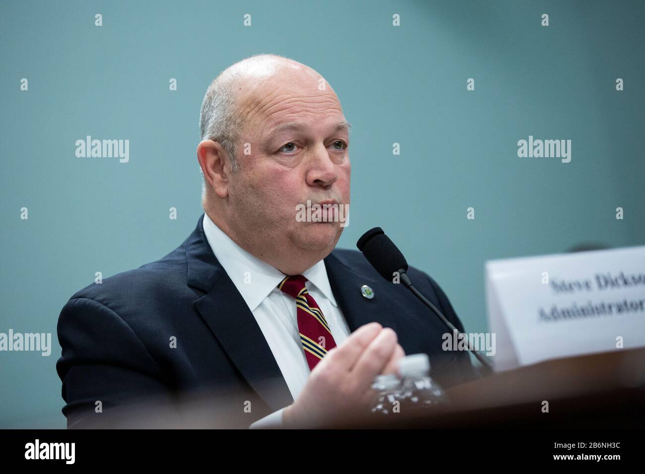 WashingtonDC, USA. 11th Mar, 2020. Steve Dickson, administrator of the ...
