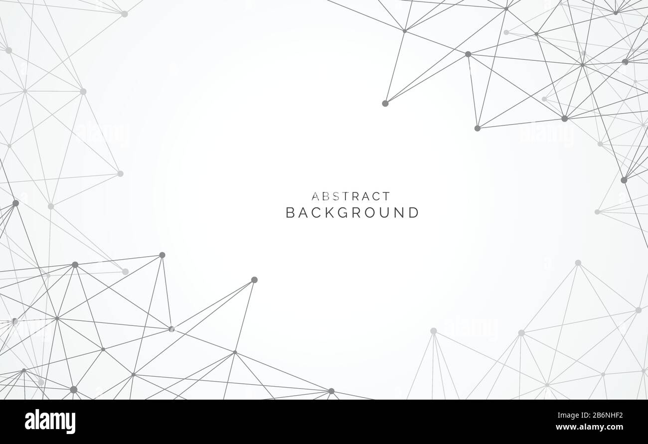 Modern abstract network science connection technology internet and ...