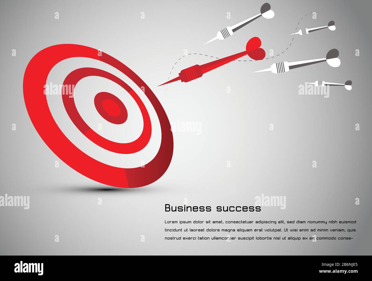 Dart red arrow white background Stock Vector Images - Alamy