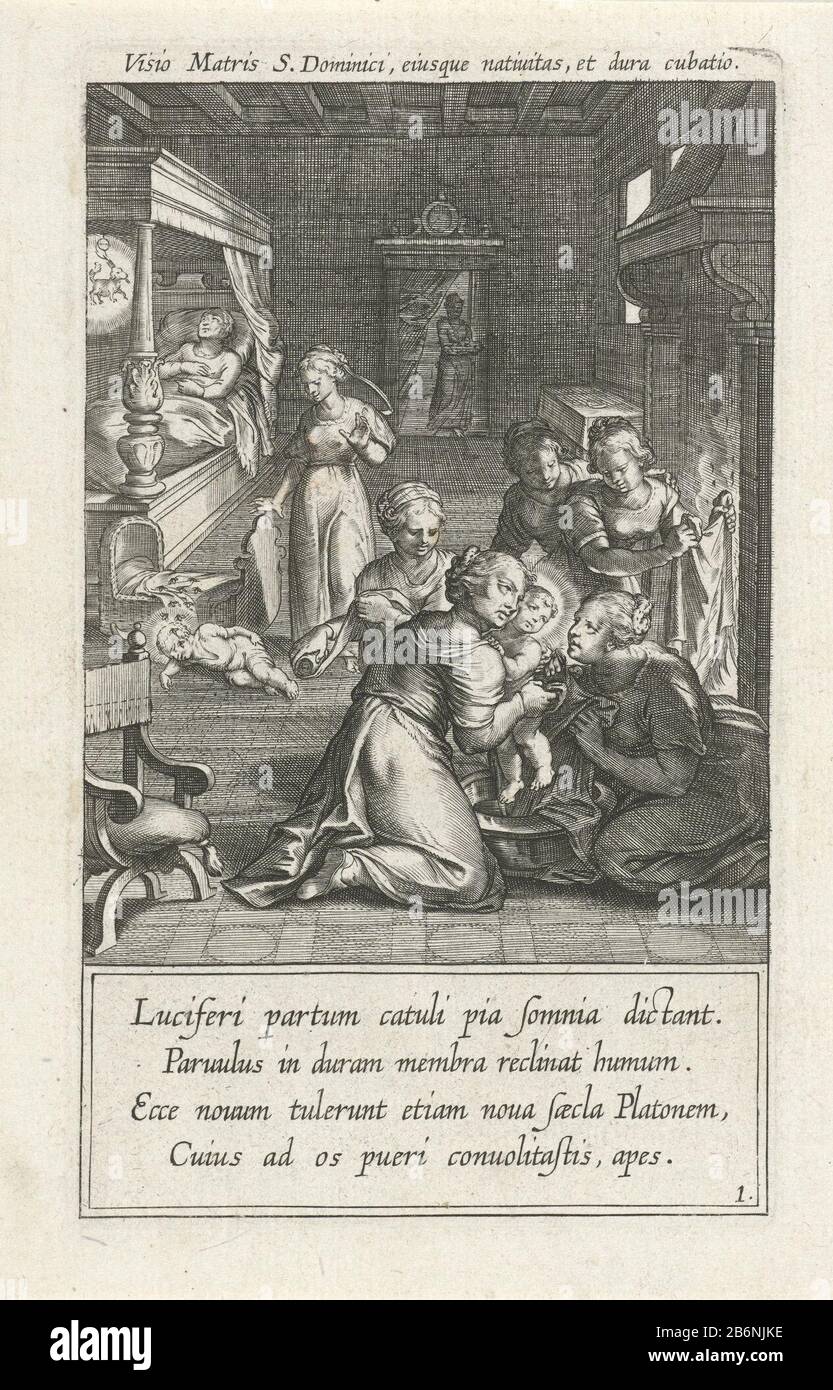 Geboorte van de Heilige Dominicus Leven en mirakels van de heilige ...