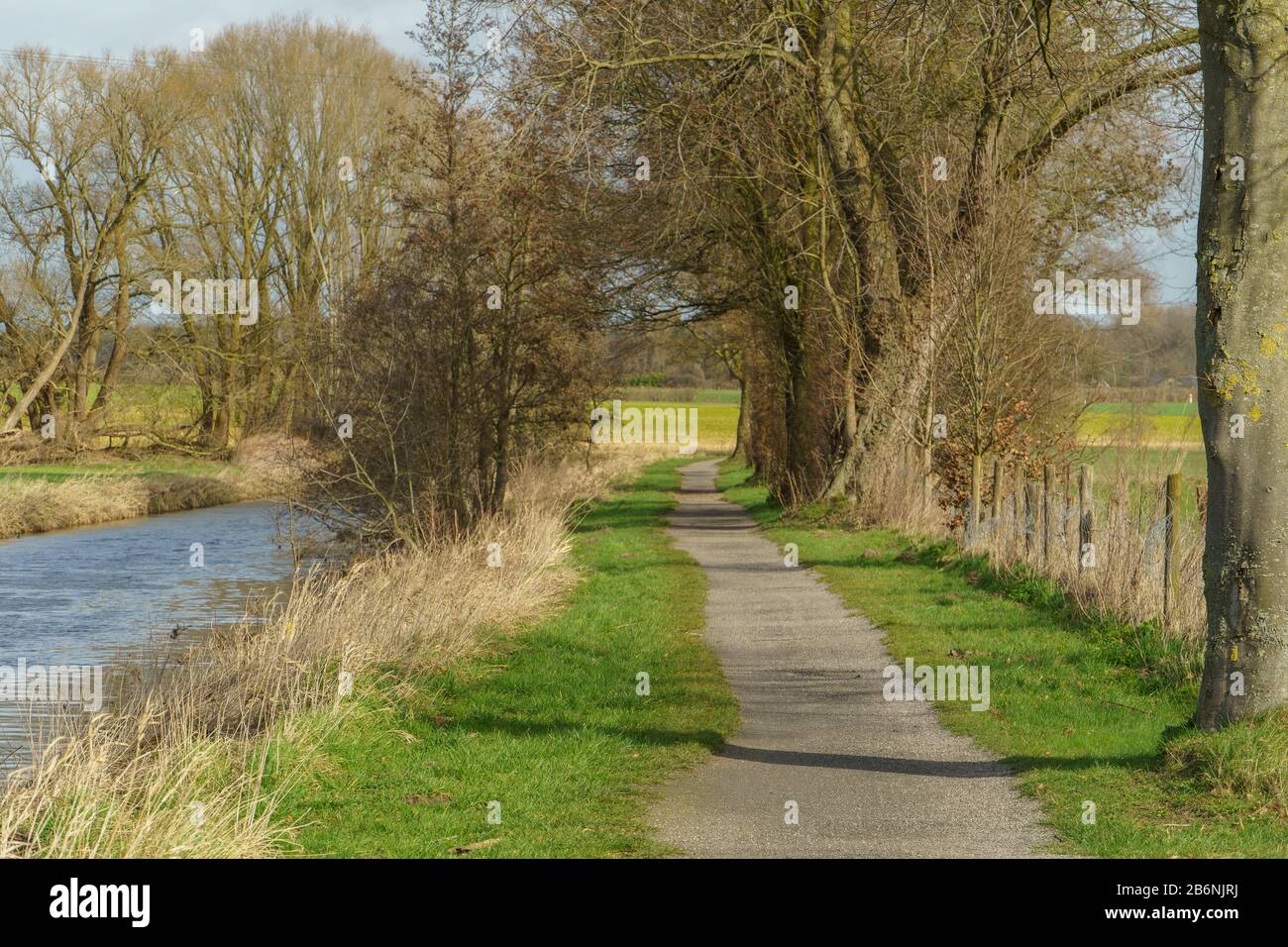 spring at a river Stock Photo - Alamy