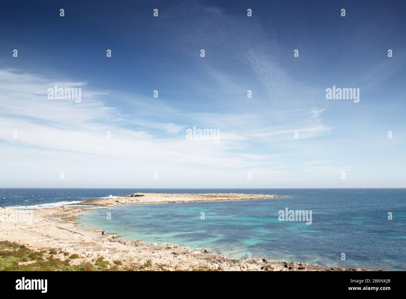 Qawra point beach hi-res stock photography and images - Alamy