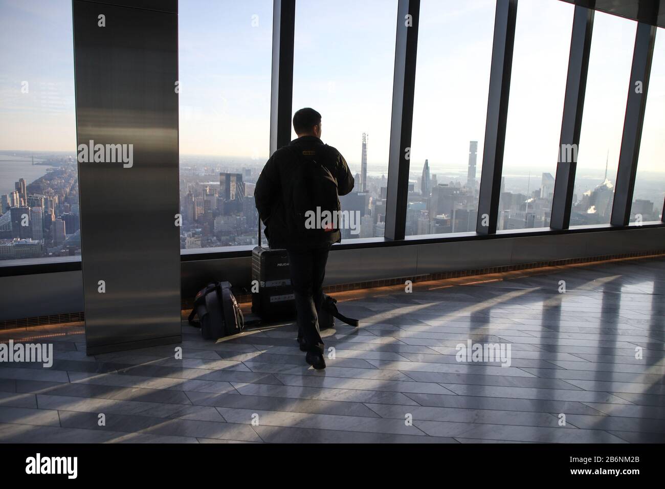 New York, USA. 11th Mar, 2020. Inauguration of The Edge observatory in ...