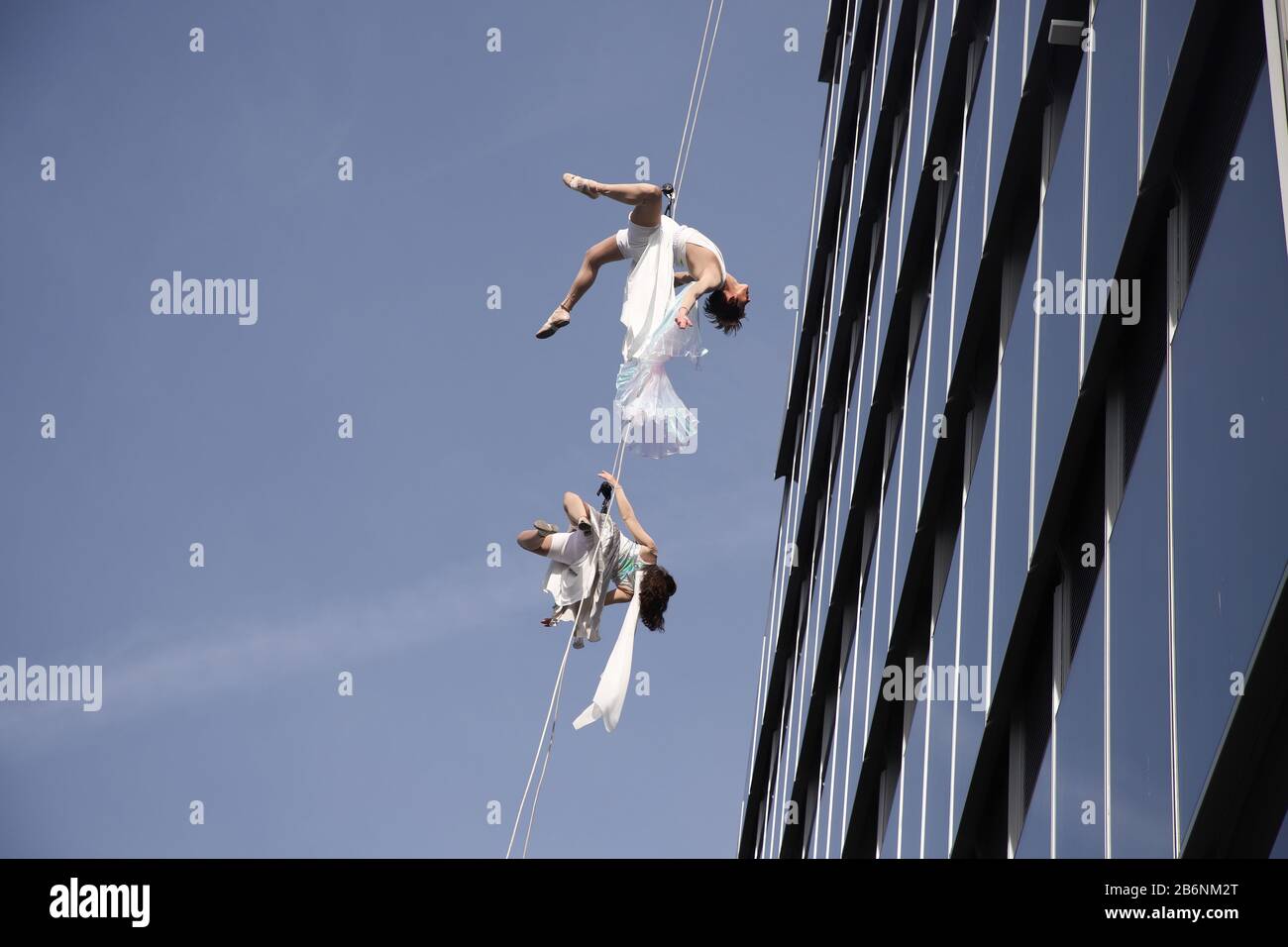 New York, USA. 11th Mar, 2020. Inauguration of The Edge observatory in ...