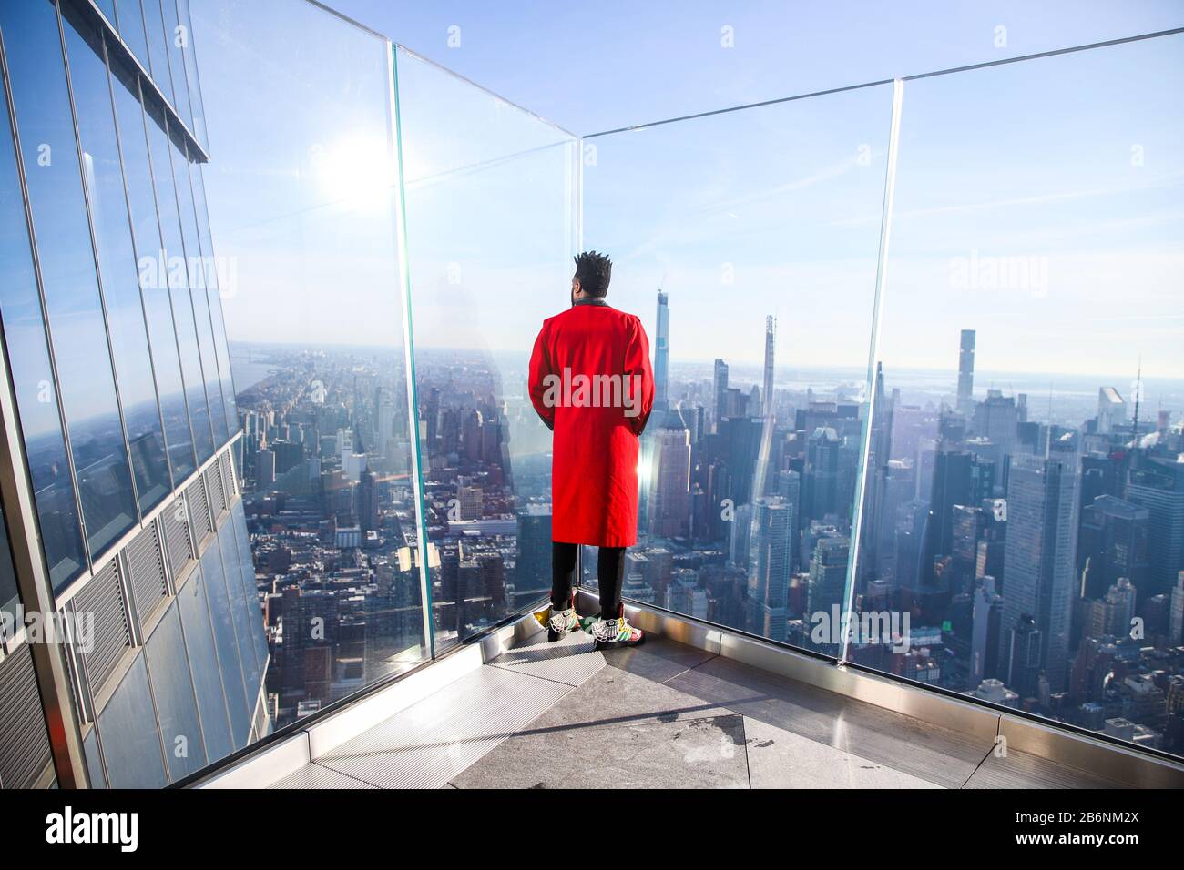 New York, USA. 11th Mar, 2020. Inauguration of The Edge observatory in ...