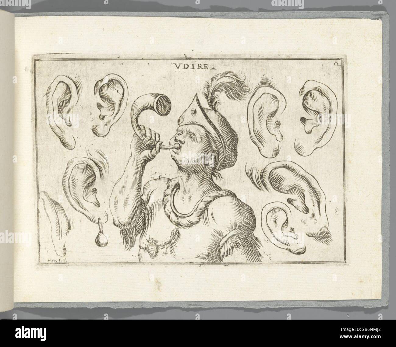 Gehoor Udire (titel op object) Sense Hearing. Print numbered 2 in an ...