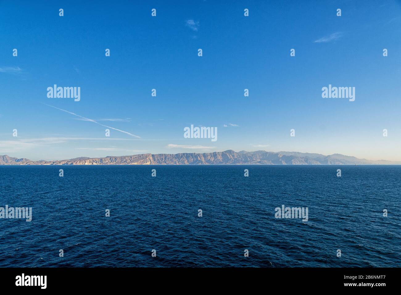 Hajjar Mountains on the Musandam Peninsula in Oman Stock Photo - Alamy