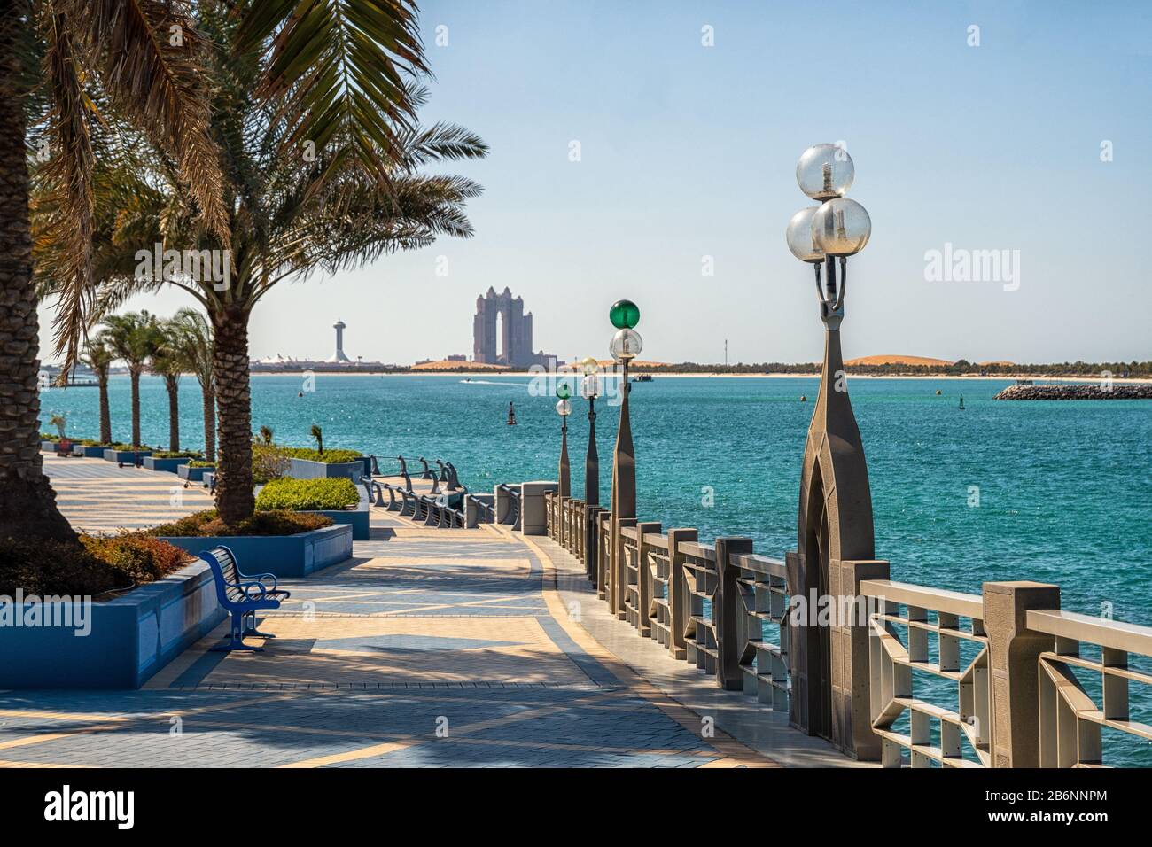 Skyscrapers corniche promenade hi-res stock photography and images - Alamy
