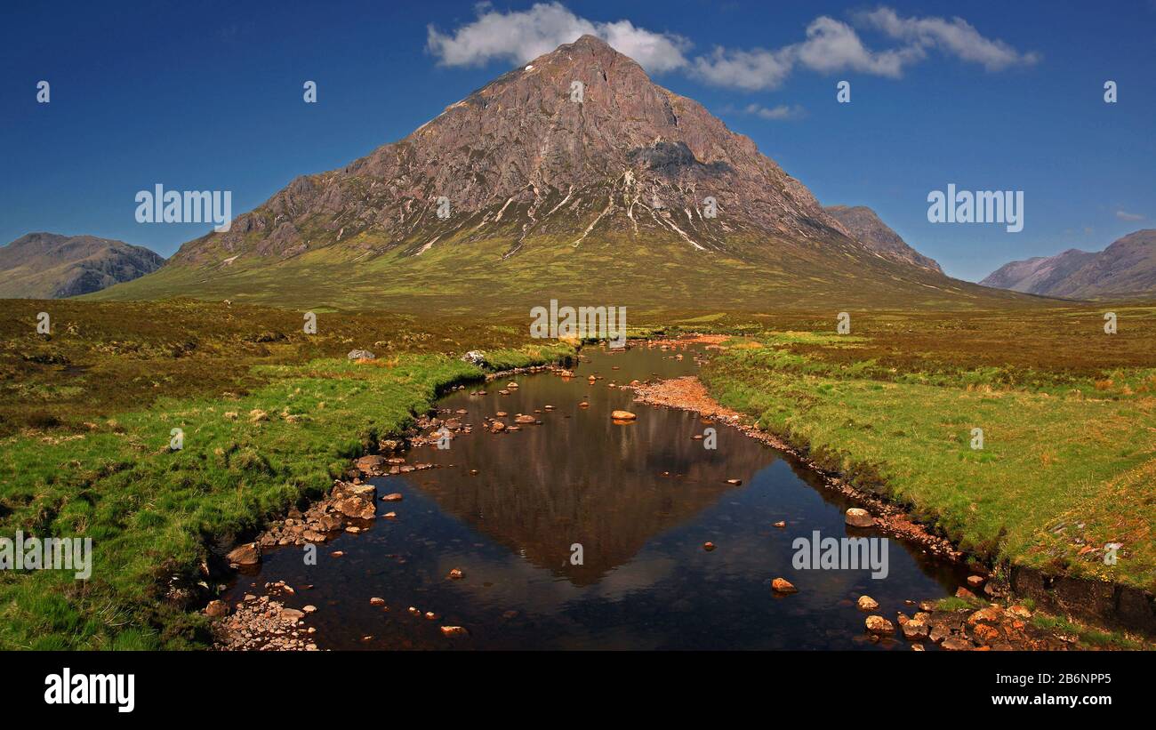 Europa, Schottland, England, Buachaille Etive Mor, Highlands Stock ...