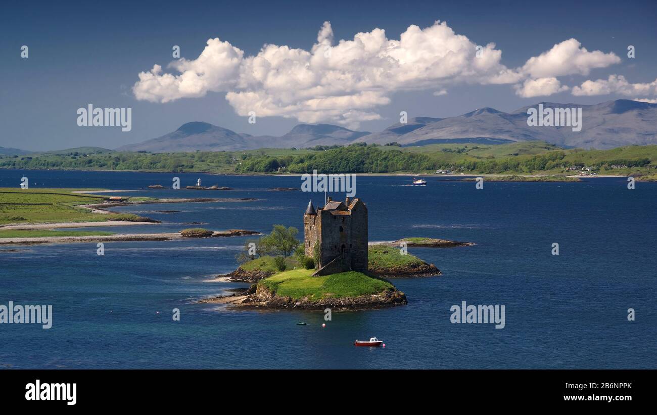 Schottland, Stalker Castle Stock Photo - Alamy