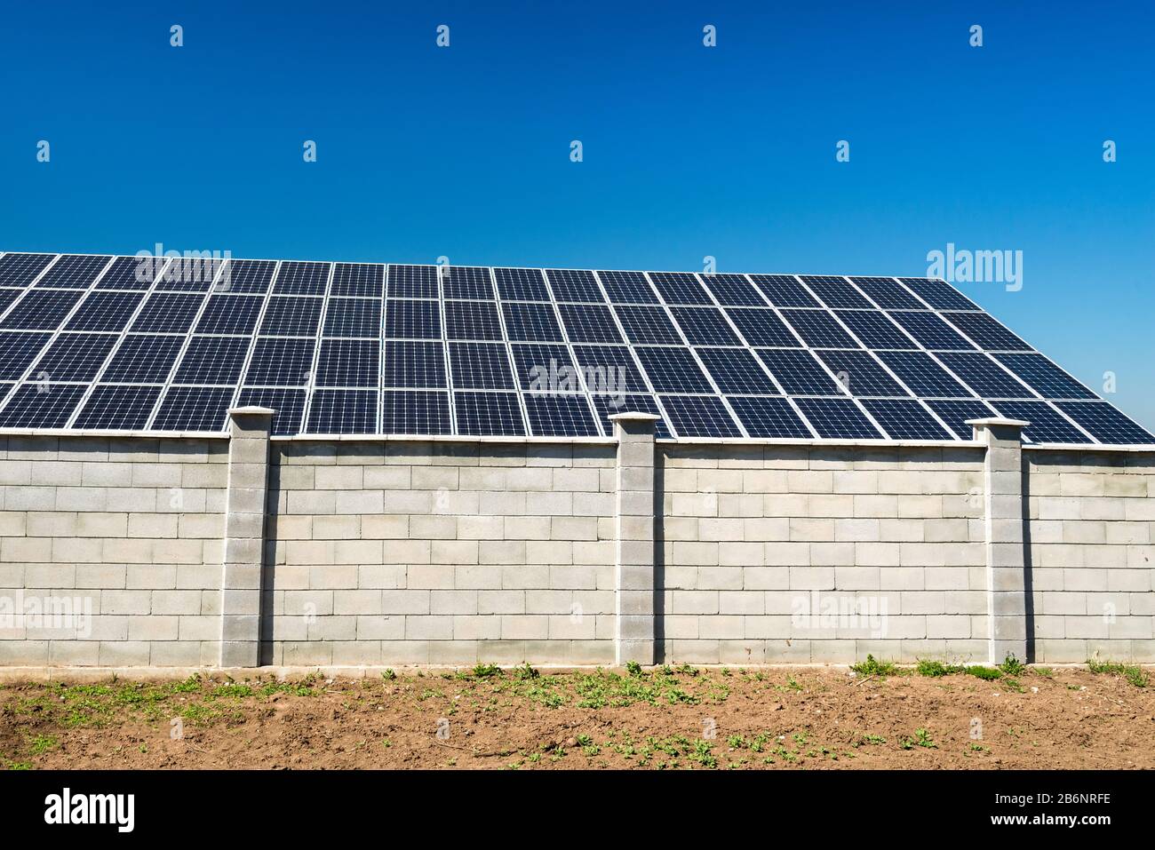 Solar panel, photovoltaic, alternative electricity source - concept of ...
