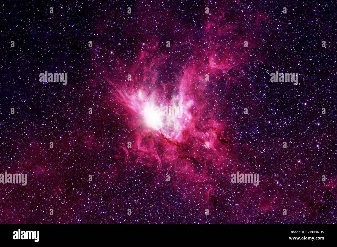 Beautiful red cosmic nebula in deep space. Elements of this image were ...