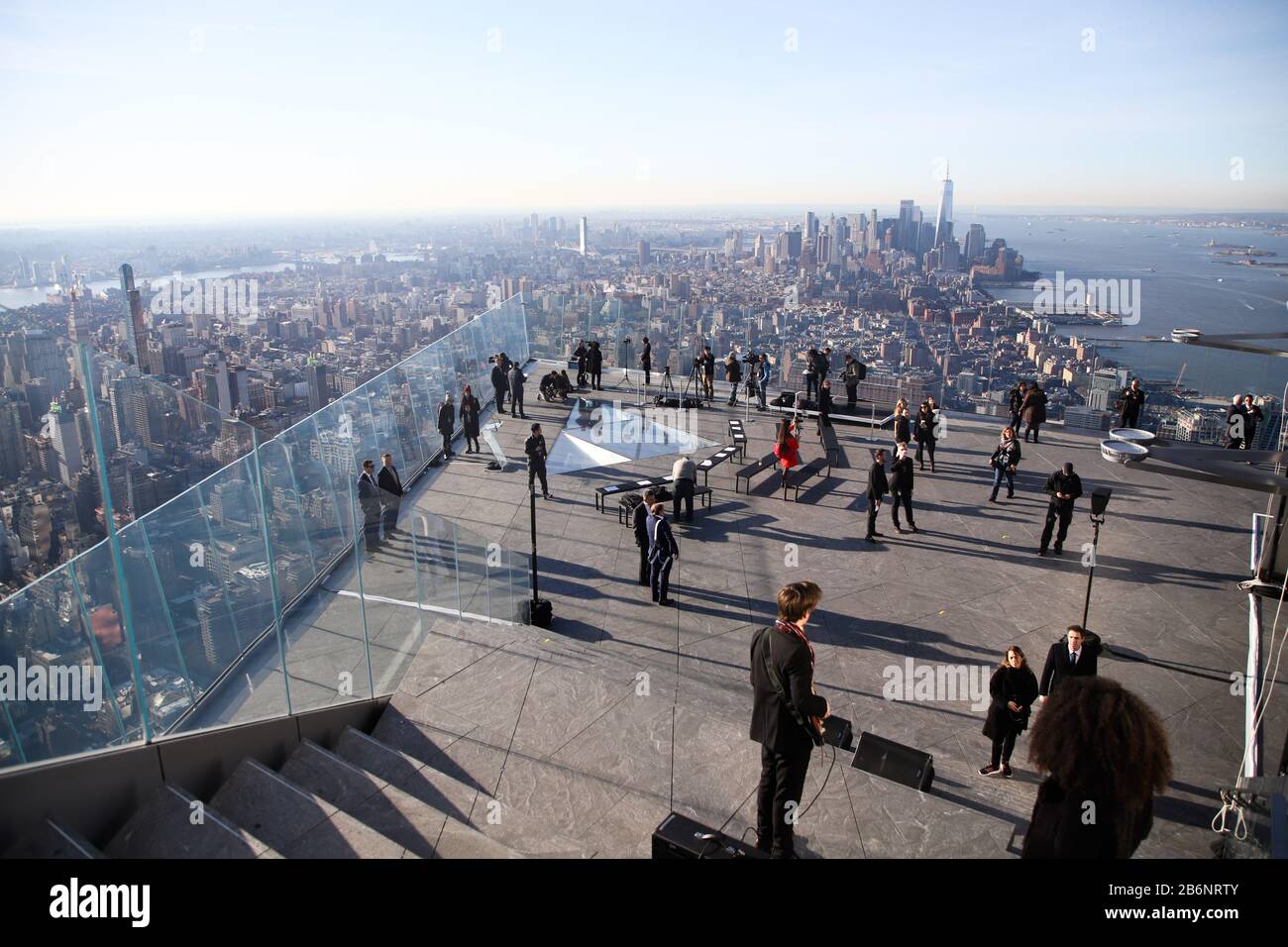New York, NY, USA. 11th Mar, 2020. Inauguration of The Edge observatory ...