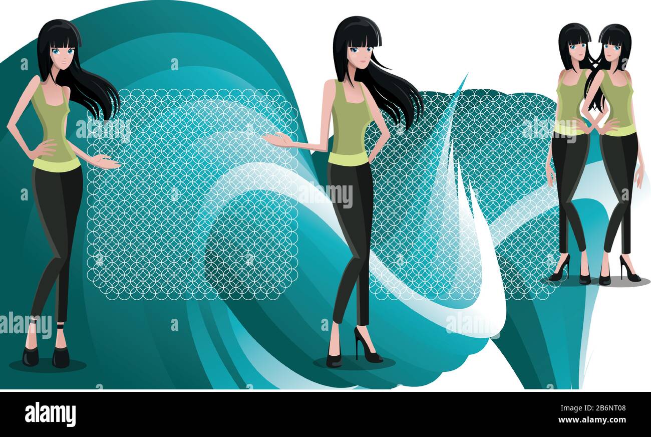 Standing behind sign Stock Vector Images - Alamy