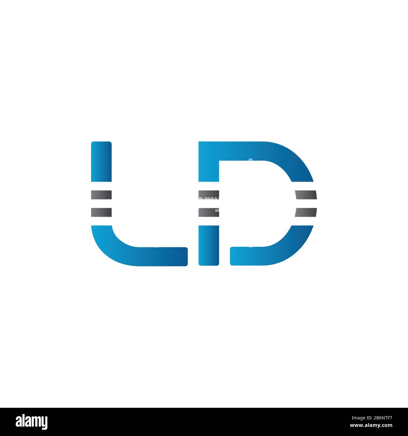Initial LD letter Business Logo Design vector Template. Abstract Letter ...