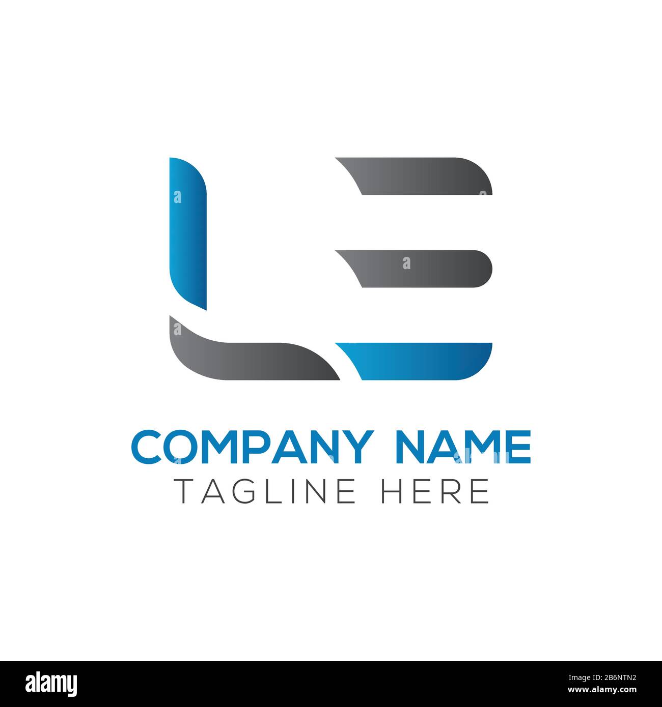 Initial LE letter Business Logo Design vector Template. Abstract Letter ... Initial LE letter Business Logo Design vector Template. Abstract Letter ...