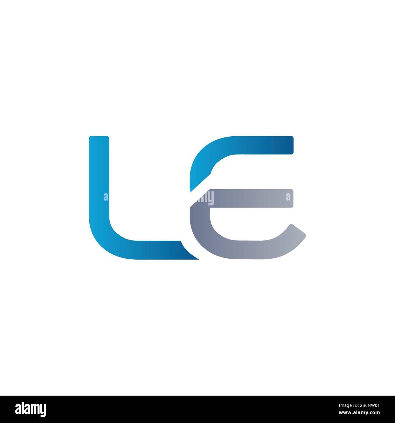 Initial LE letter Business Logo Design vector Template. Abstract Letter ... Initial LE letter Business Logo Design vector Template. Abstract Letter ...