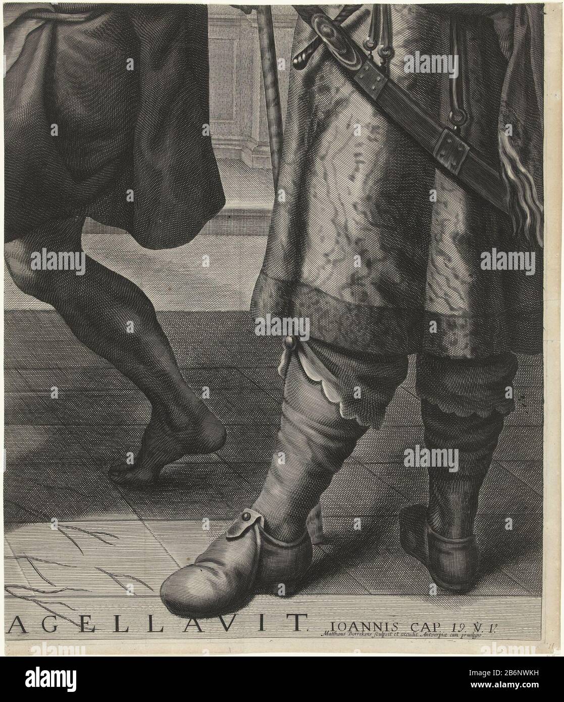 Geseling van Christus The middle of the picture is Christ. He lashed by ...