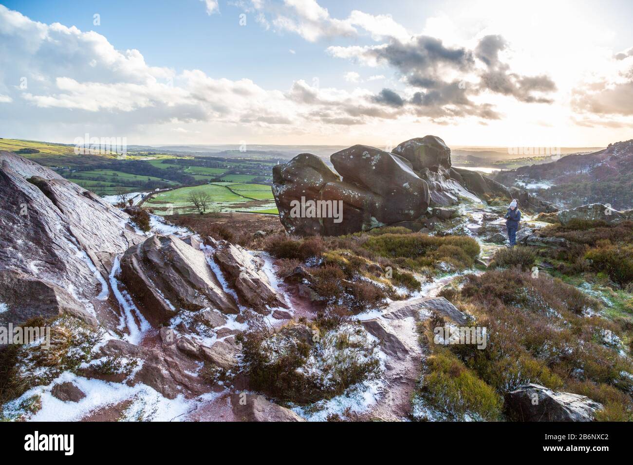 Peak District Staffordshire UK: Ramshaw Rocks Stock Photo - Alamy