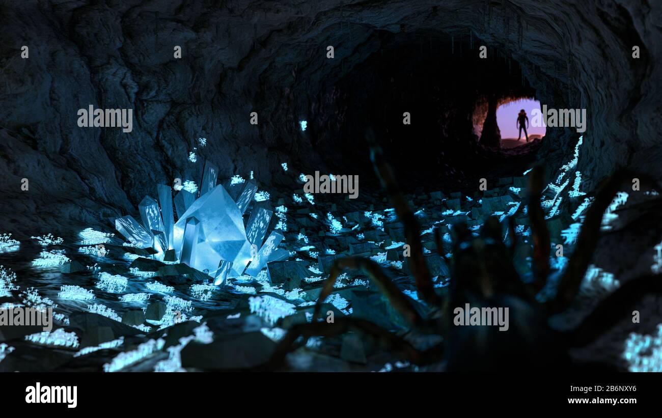 Dark Caves Wallpaper