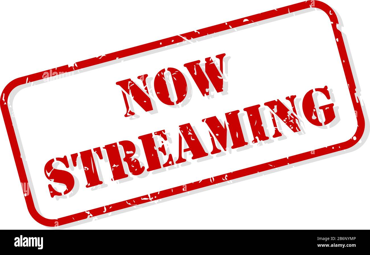 Now streaming red rubber stamp vector isolated Stock Vector Image & Art ...
