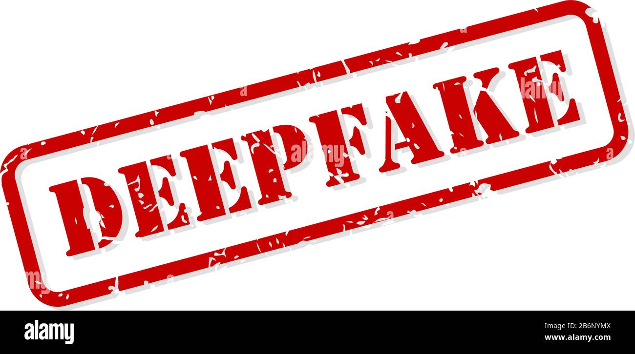 Deepfake red rubber stamp vector isolated Stock Vector Image & Art - Alamy