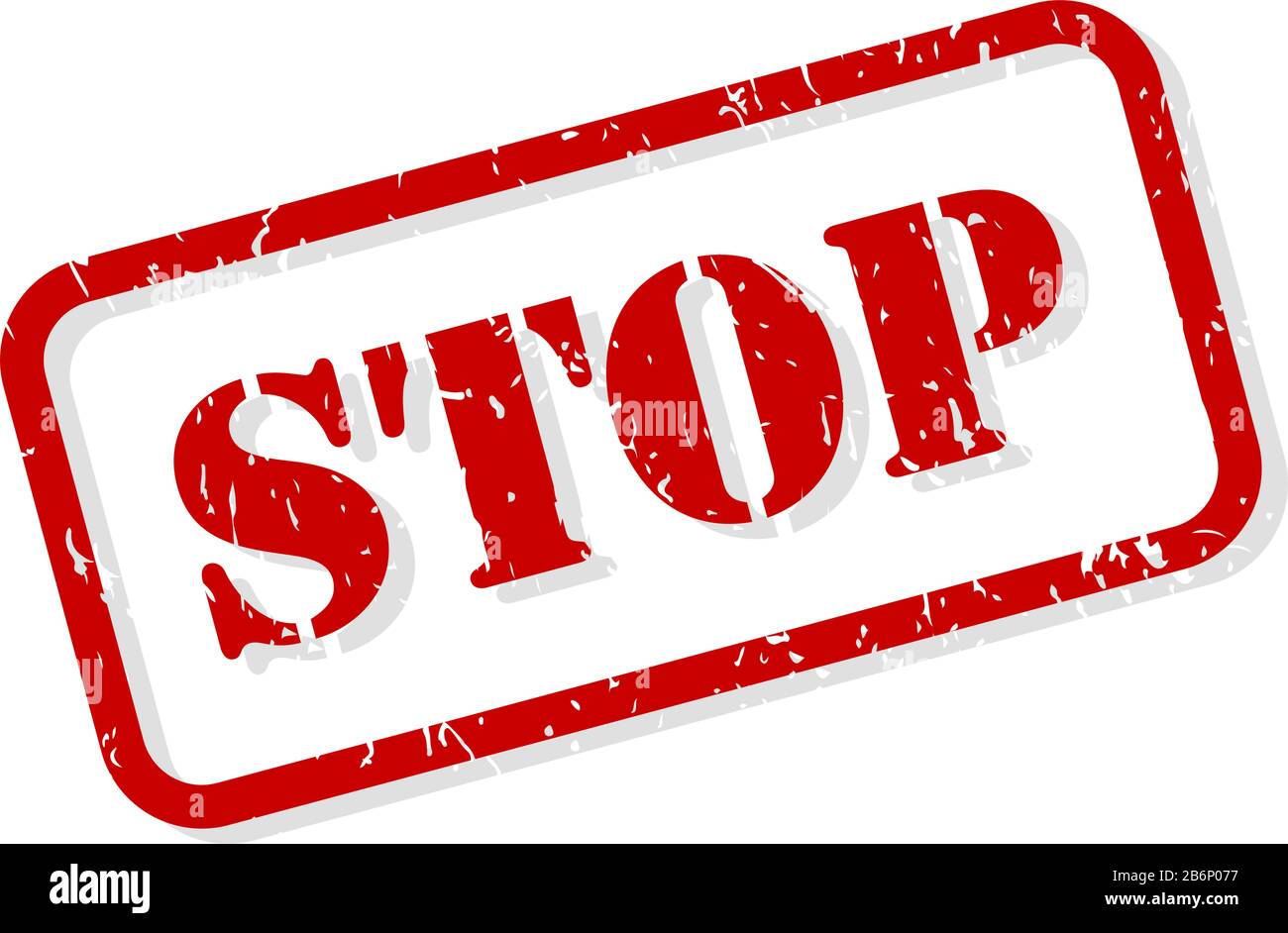 Stop red rubber stamp vector isolated Stock Vector Image & Art - Alamy