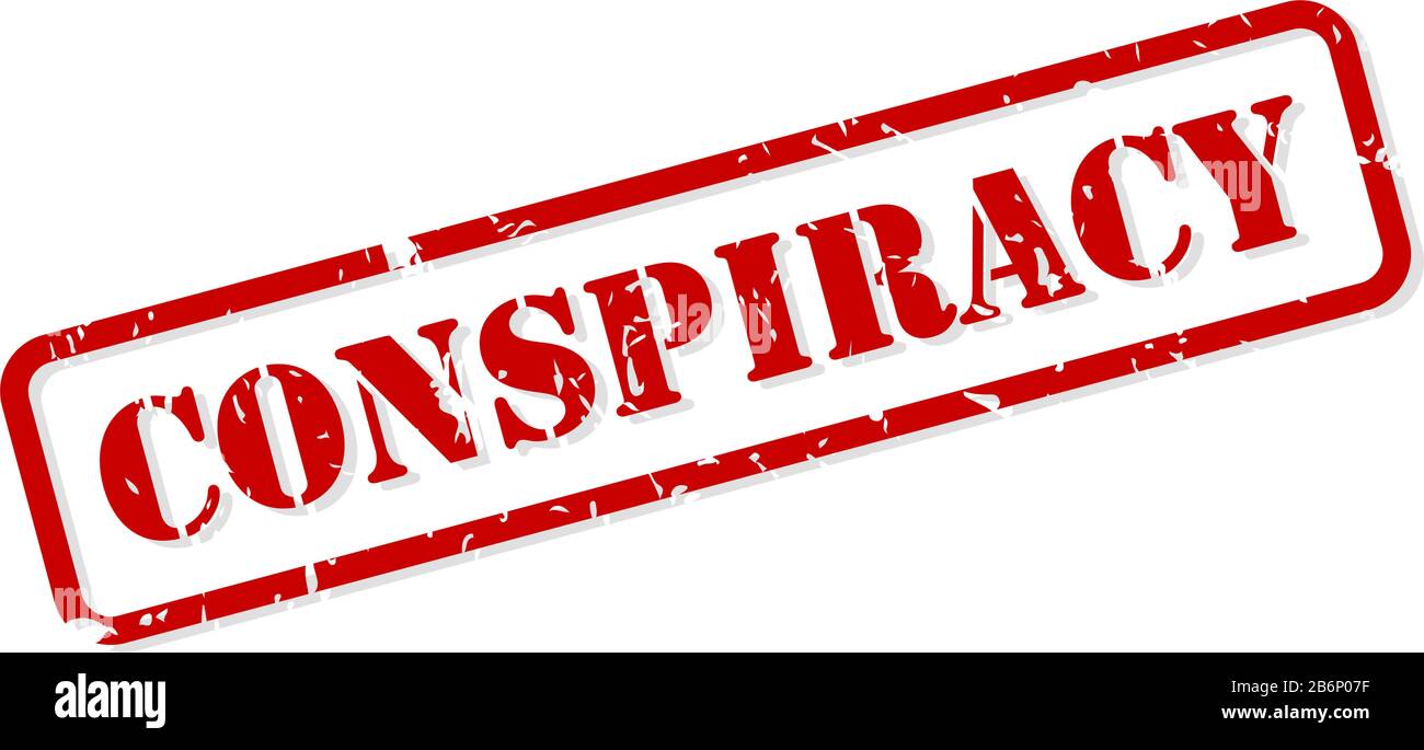 Conspiracy red rubber stamp vector isolated Stock Vector Image & Art ...