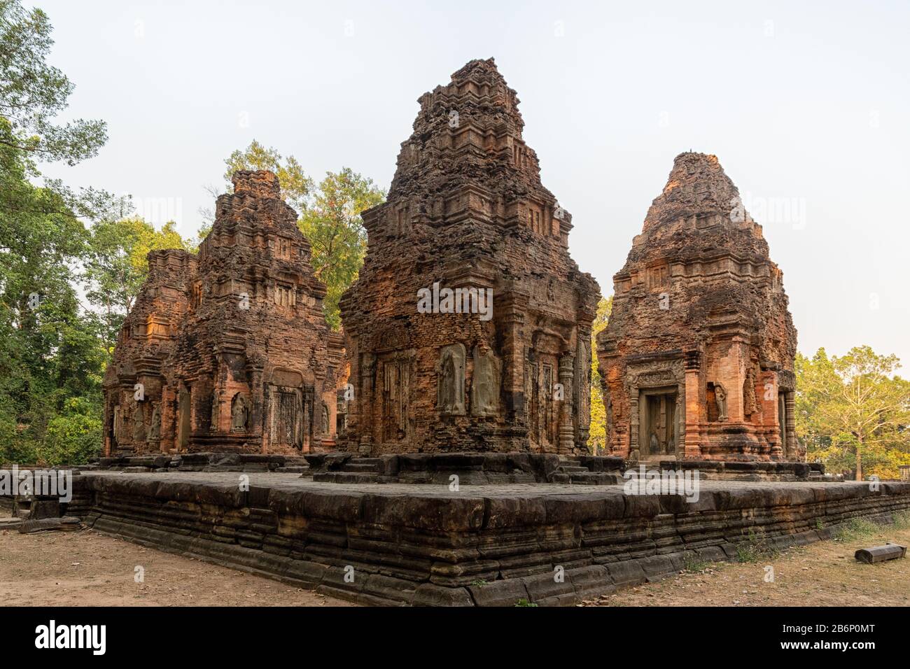Preah Ko Temple in Cambodia near Angkor Wat Stock Photo - Alamy
