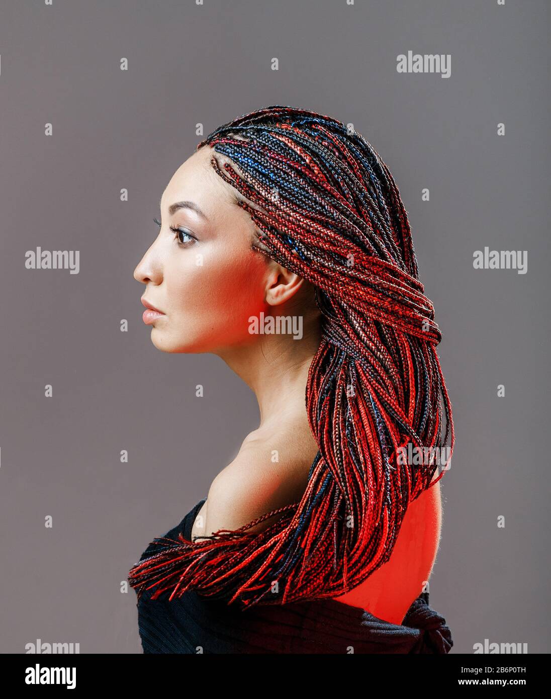 Cornrow hair hi-res stock photography and images - Alamy