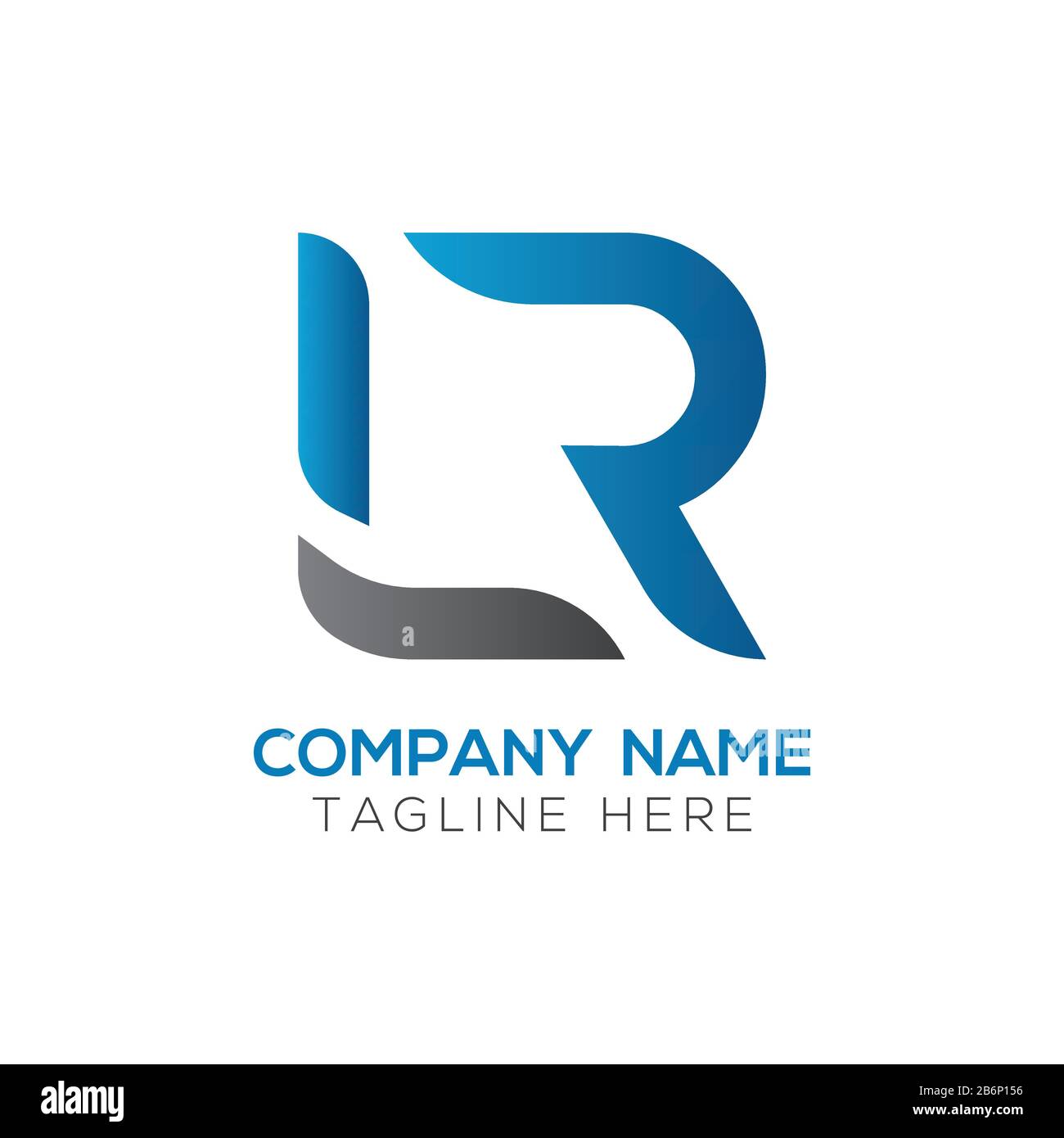Initial LR letter Business Logo Design vector Template. Abstract Letter ...