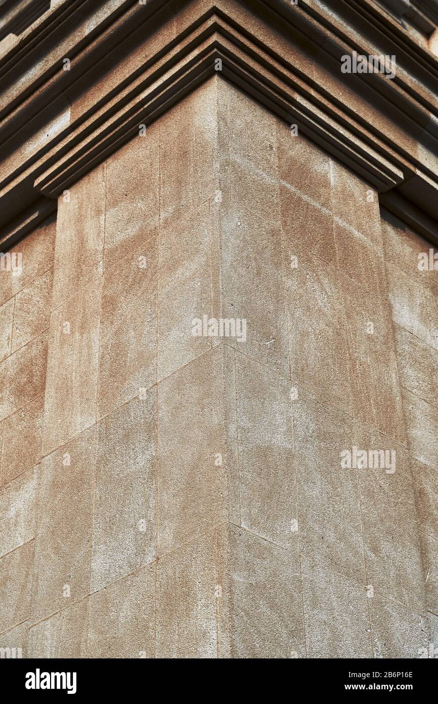 closeup of architectural element for background or texture Stock Photo ...