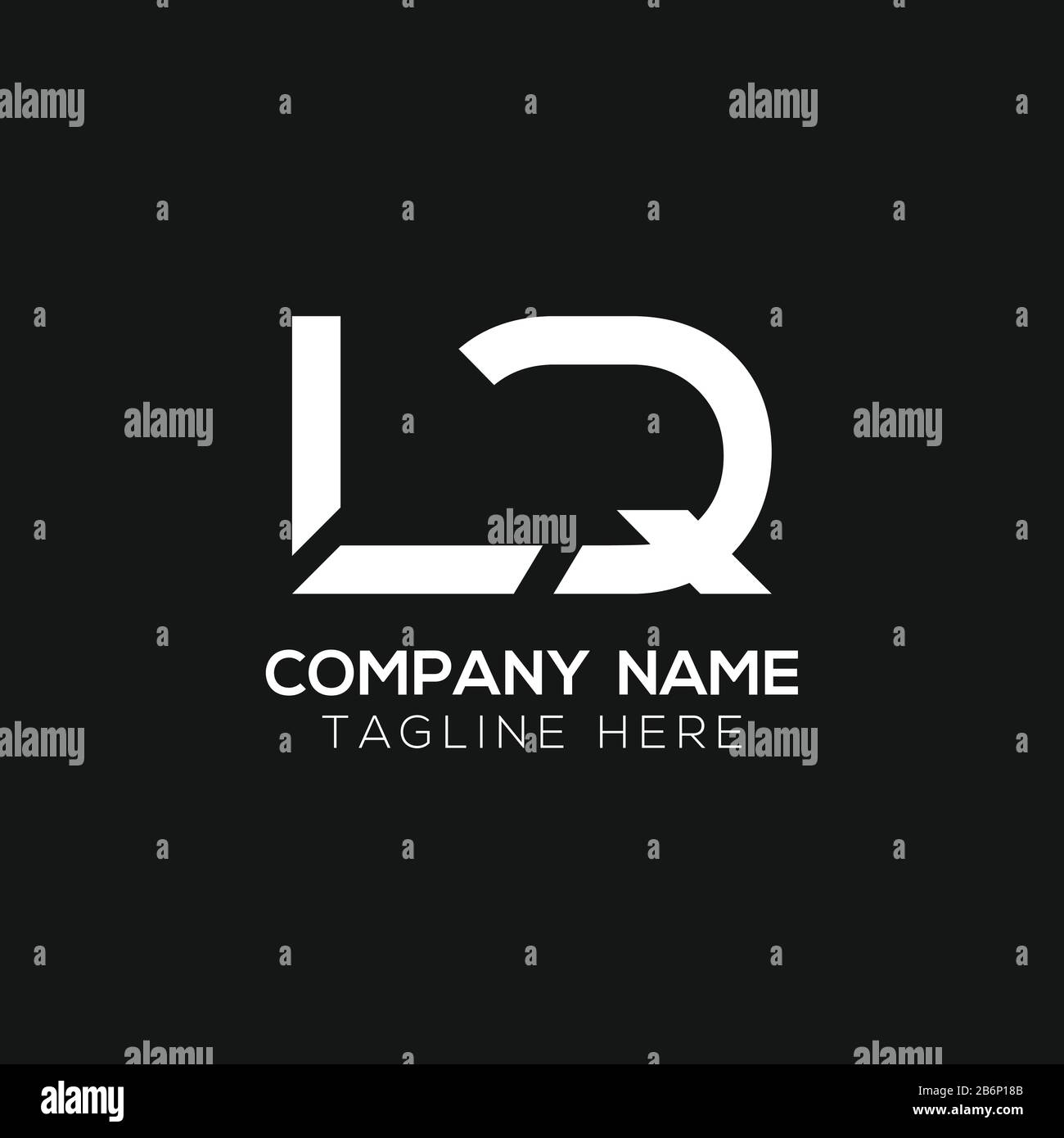 Initial LQ letter Business Logo Design vector Template. Abstract Letter ...