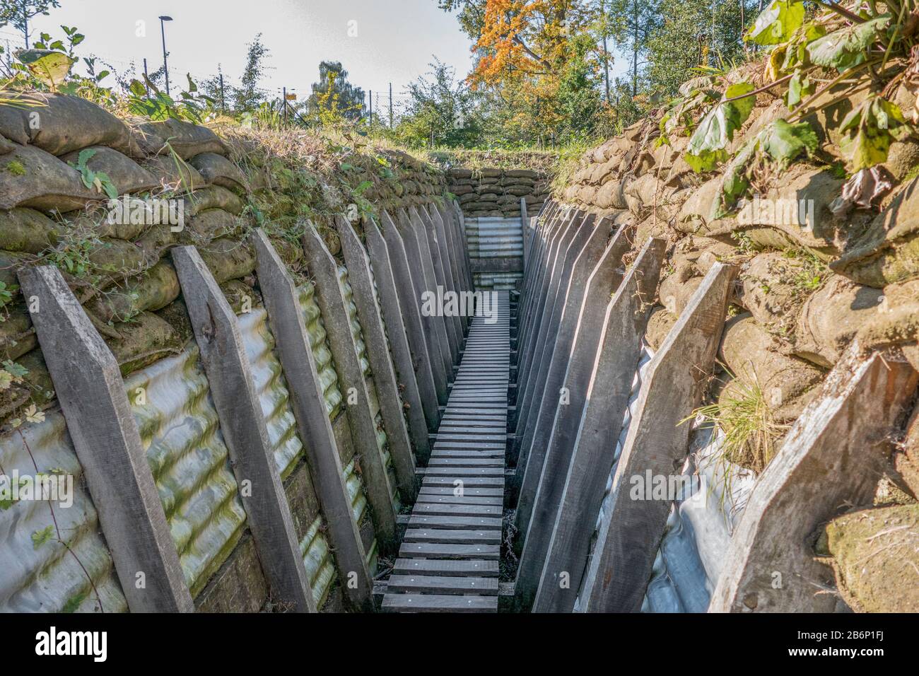 World War 1 - British made trench called ‘A’ Frame. Pre built and ...