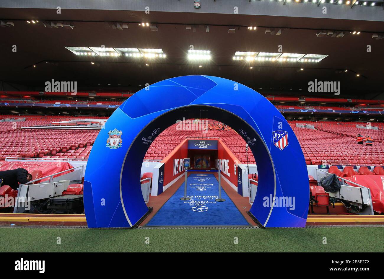 Anfield, Liverpool, Merseyside, UK. 11th Mar, 2020. UEFA Champions ...