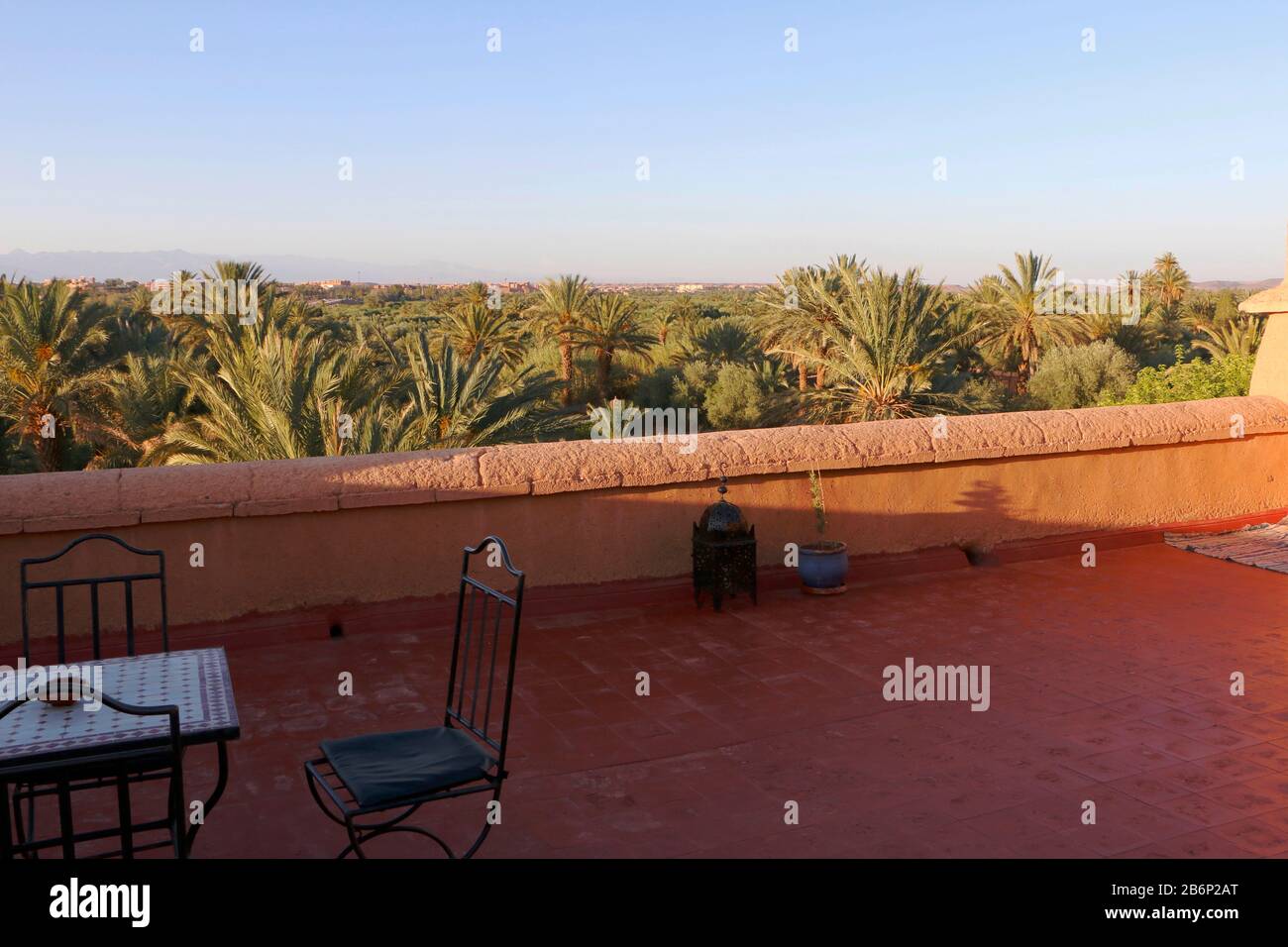 Traditional terrace in morocco/africa Stock Photo - Alamy
