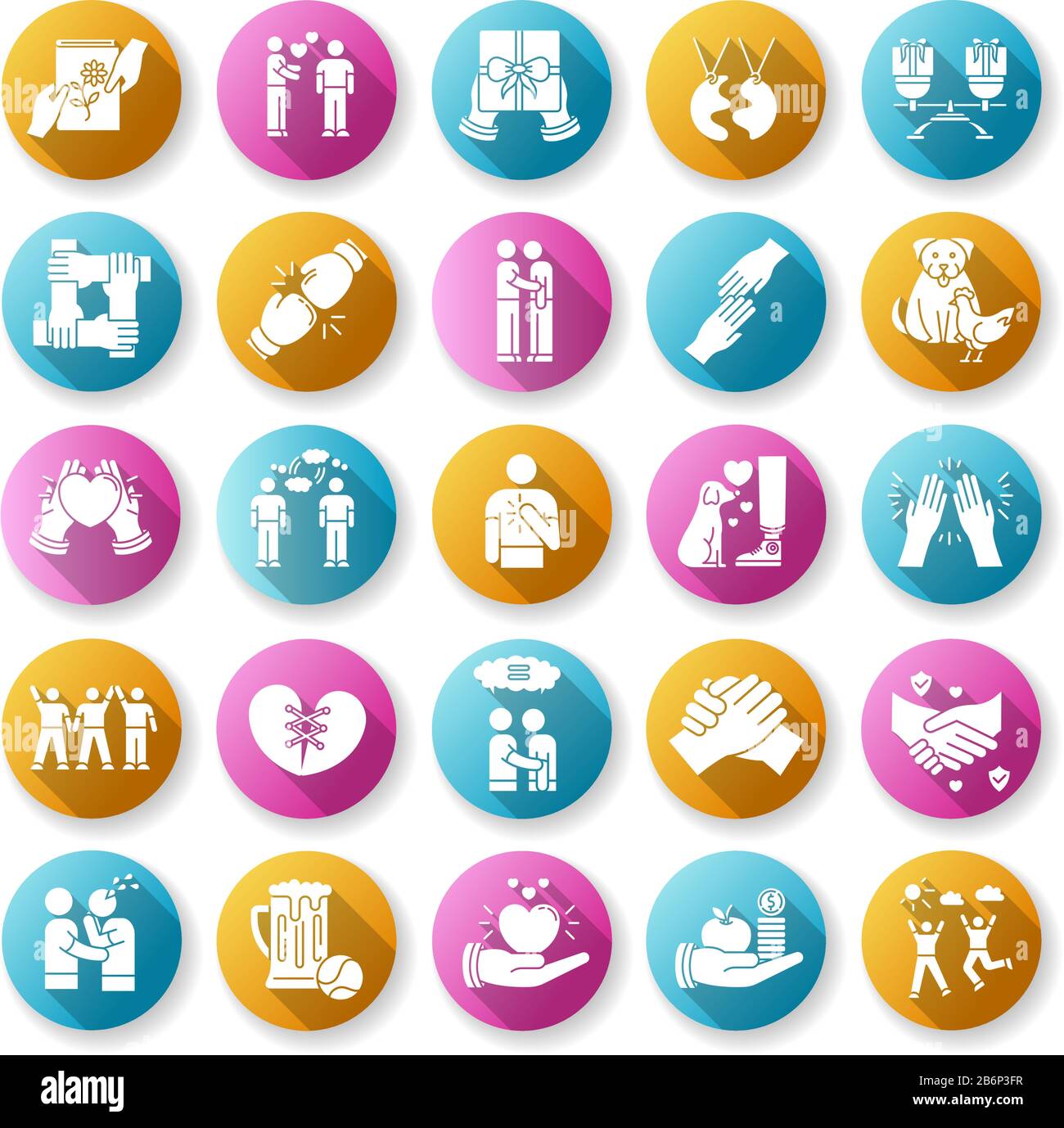 Strong social bond Stock Vector Images - Alamy