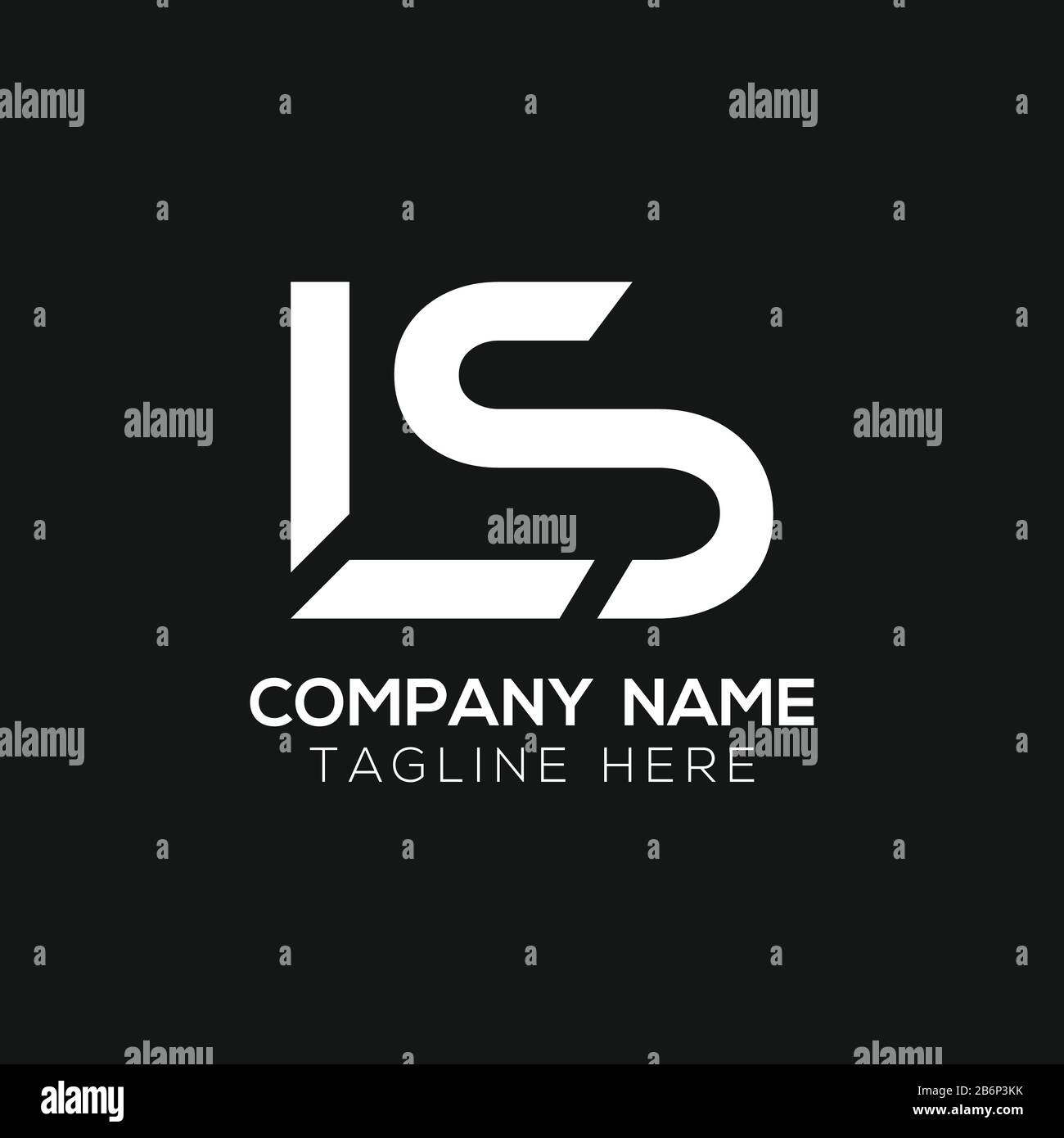 Initial LS letter Business Logo Design vector Template. Abstract Letter LS logo Design Stock ...
