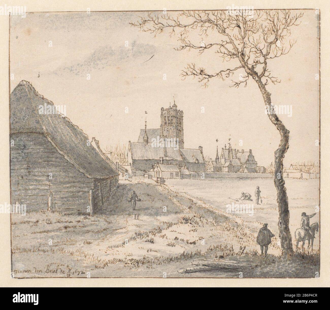 Gezicht op Brielle View Brielle Property Type: Drawing Object number ...